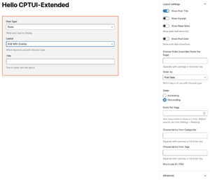 Grid with Overlay Layout - Pluginize Docs